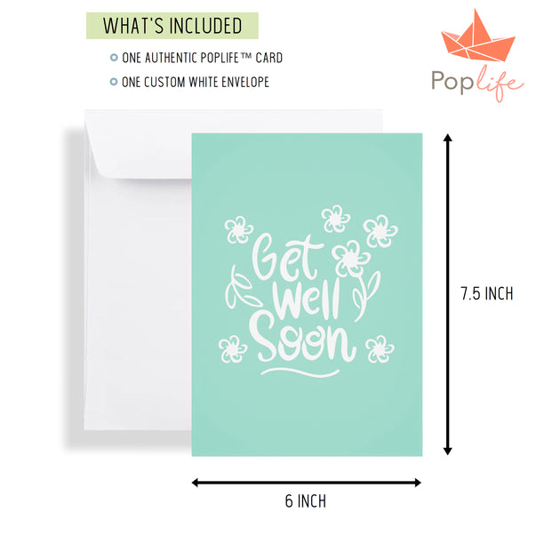 PopLife Get Well Soon Pop Up Card