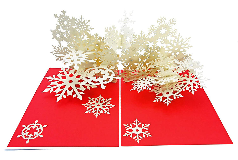 PopLife Winter Snowflake Flurry Pop Up Card