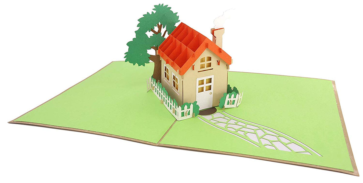 PopLife Family House Pop Up Card