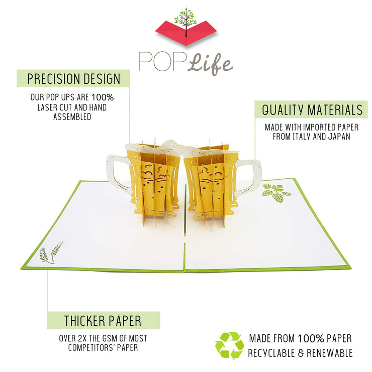 PopLife Craft Beer Pop Up Card