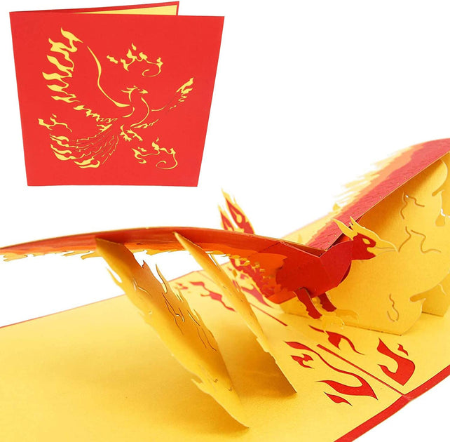Rising Phoenix Pop Up Card – PopLife